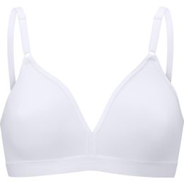 Triumph sheego Gro&szlig;e Gr&ouml;&szlig;en T-Shirt-BH ohne B&uuml;gel in Microfaser-Qualit&auml;t, wei&szlig;, Gr&ouml;&szlig;e 70D - Damen