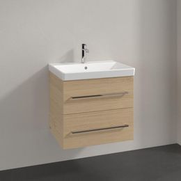 Villeroy & Boch Villeroy und Boch Avento Waschtisch-Unterschrank A88900VJ 58 x 51,4 x 45,2 cm, 2 Ausz&uuml;ge, wandh&auml;ngend, Nordic Oak
