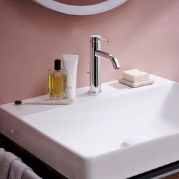 Hansgrohe Tecturis S Waschtischarmatur 73310000 Ausladung 116mm, mit Zugstangen-Ablaufgarnitur, chrom