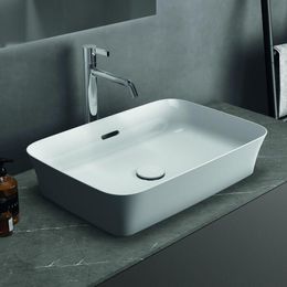 Ideal Standard Ipalyss Aufsatzschale E207801 55x38x12cm, mit &Uuml;berlauf, ohne Hahnloch, wei&szlig;