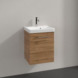 Villeroy & Boch Villeroy und Boch Avento Waschtisch-Unterschrank A88701RH 43x51,4x35,2cm, Anschlag rechts, 1 T&uuml;r, Kansas Oak