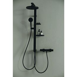 Ideal Standard Alu+ Duschsystem BD585XG ohne Armatur, Silk Black