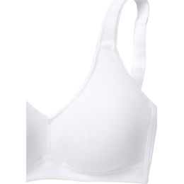 sheego Gro&szlig;e Gr&ouml;&szlig;en Entlastungs-BH, taupe+wei&szlig;, Gr&ouml;&szlig;e 100B - Damen