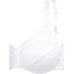 sheego Gro&szlig;e Gr&ouml;&szlig;en Minimizer-BH, schwarz+wei&szlig;, Gr&ouml;&szlig;e 75E - Damen