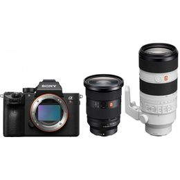 Sony Alpha ILCE-7R IVA + FE 24-70mm f2,8 + SEL FE 70-200mm f2,8
