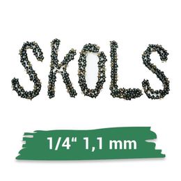 S&auml;gekette 1/4" 1,1 mm 64 TG 30 cm mit Metallbox
