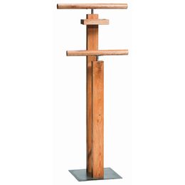 Hasena Herrendiener, Eiche, Holz, Metall, Wildeiche, massiv, 45x107x28 cm, standfeste F&uuml;&szlig;e, Schlafzimmer, Herrendiener