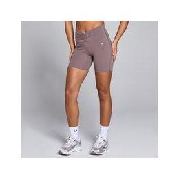 Myprotein MP Damen Tempo Shorts mit geraffter Vorderseite &ndash; Mokka - M