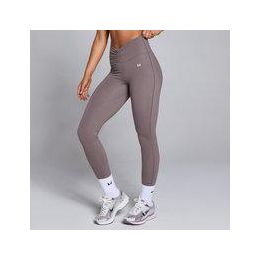 Myprotein MP Damen Tempo Leggings mit geraffter Vorderseite &ndash; Mokka - M