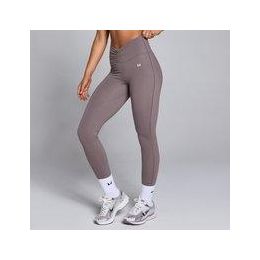 Myprotein MP Damen Tempo Leggings mit geraffter Vorderseite &ndash; Mokka - XXL