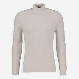 s.Oliver Hellbeigefarbener Pullover mit Rollkragen
