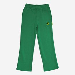 Grüne Jogginghose mit Fleece-Futter