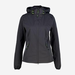 Dunkelgraue Vulcano Lady Softshell Jacke