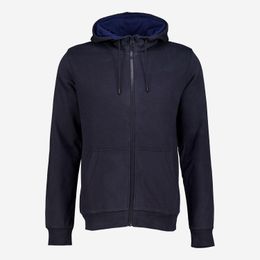 s.Oliver Dunkelblaue Regular Fit Kapuzenjacke