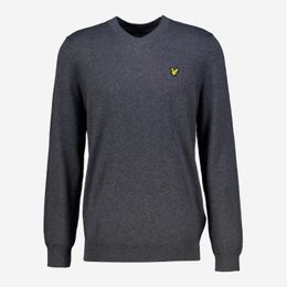 Lyle & Scott Grauer Pullover mit Melangemuster
