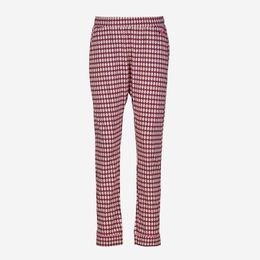 Short Stories Rosafarben-schwarze Pyjamahose mit Muster