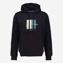 Jack & Jones Schwarzer Kapuzenpullover mit Logo