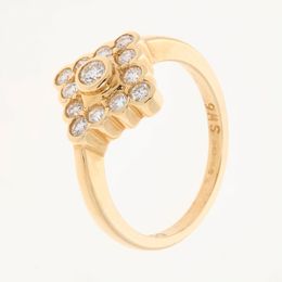 Ring aus 750er Gold mit 0,50 ct Diamanten