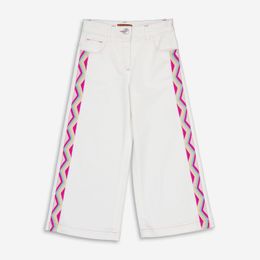 Missoni Wei&szlig;e Wide Leg Fit-Jeans