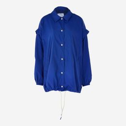 Blaue Jacke