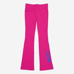 MM6 Pinke Flared Leggings mit Logo