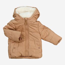 Dirkje Braune Pufferjacke mit Animalprint