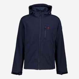 Dunkelblaue Torekov Jacke mit Futter aus Fellimitat