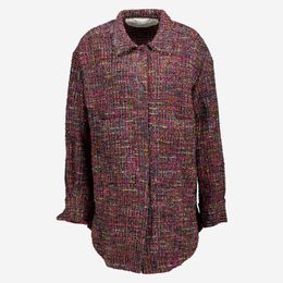 Mehrfarbige gewebte Hemdjacke