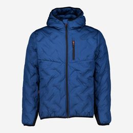 Dunkelblaue Steppjacke
