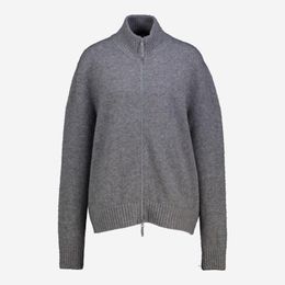 Grauer Pullover aus Kaschmir