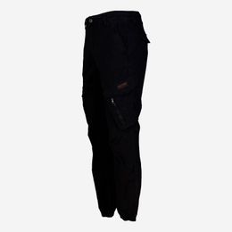 Eight2Nine Schwarze Cargohose mit Logo-Detail