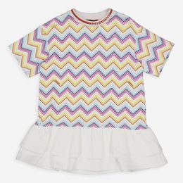 Missoni Mehrfarbiges Kleid mit Zickzackmuster