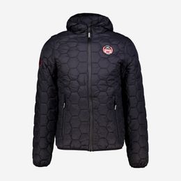 Geographical Norway Schwarze Steppjacke