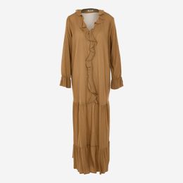 Hellbraunes Maxikleid