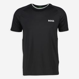 Schwarzes Slim Fit Tee MB 3 T-Shirt mit Logo