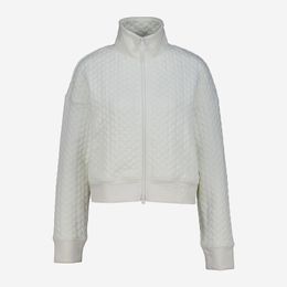 Sportalm Wei&szlig;e Sweatjacke mit Struktur