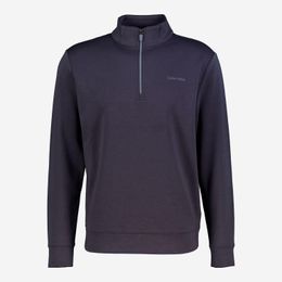 Calvin Klein Graues Sweatshirt mit halbem Reißverschluss
