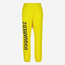 Dsquared2 Gelbe Jogginghose mit Logo