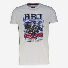 Wei&szlig;es T-Shirt mit Aufdruck