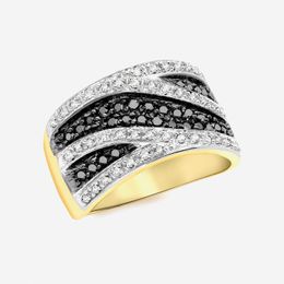 Ring aus 375er Gold mit 0,50 ct Diamanten