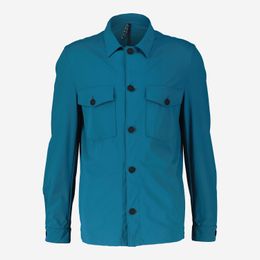 Blaue Jacke mit Kragen