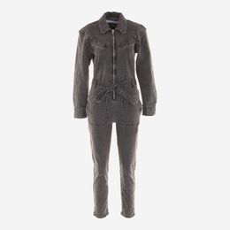Iro Dunkelgrauer Jumpsuit aus Jeansstoff