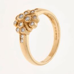 Ring aus 750er Gold mit 0,32 ct Diamanten