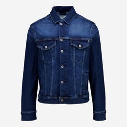 Pepe Jeans Dunkelblaue Jeansjacke mit Waschung