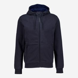 s.Oliver Dunkelblaue Sweatjacke mit Fleecefutter