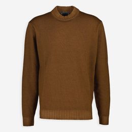 Brauner Pullover aus Merinowolle