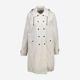 Beigefarbener Trenchcoat
