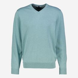 Casamoda Blauer Pullover mit V-Ausschnitt