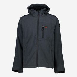 Dunkelgraue Torekov Sherpa Jacke mit Sherpa-Futter