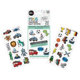 Kinder Haut-Tatoos temporär grün Set 30tlg. MINICO